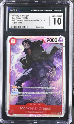 One Piece Monkey D. Dragon OP07-015 500 Years in the Future SR CGC Gem Mint 10 | eBay