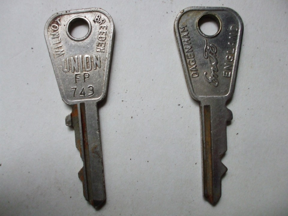 ORIGINAL FORD EnFo, FP SERIES keys, Union, classic car vintage | eBay