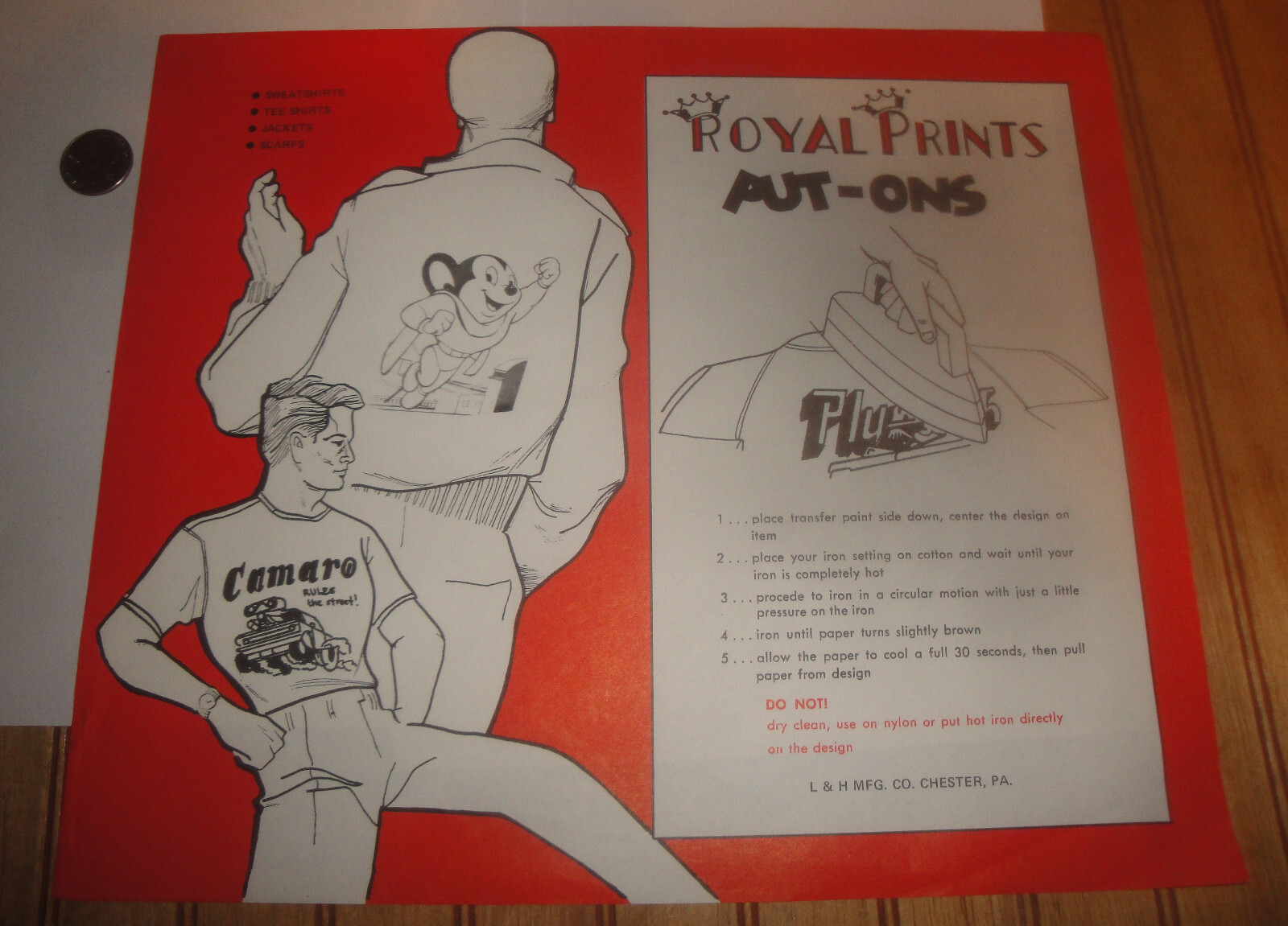 Vintage 1970 MIGHTY MOUSE Gold Key Comic Cover T Shir… - Gem