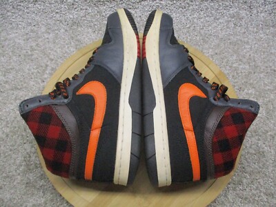 Nike Court Force Hi Top Shoes Size 8 US Buffalo Plaid 2007 Nike Court Force Hi Top Shoes Size 8 US Buffalo Plaid 2007