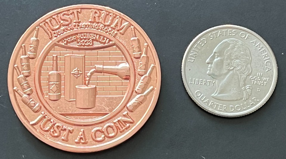 Just A Distillery Inc. Sandy Oregon Just Rum Just A Coin Token Medal ...
