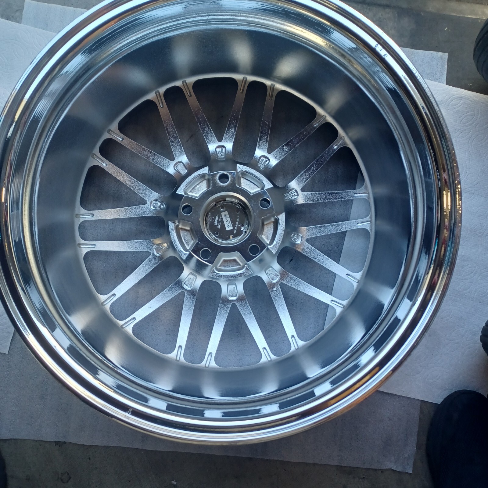 (1) Beyern Mesh Wheel chrome 19x95 5/120 ET30 Wheels 1995BYM155120C72 ...