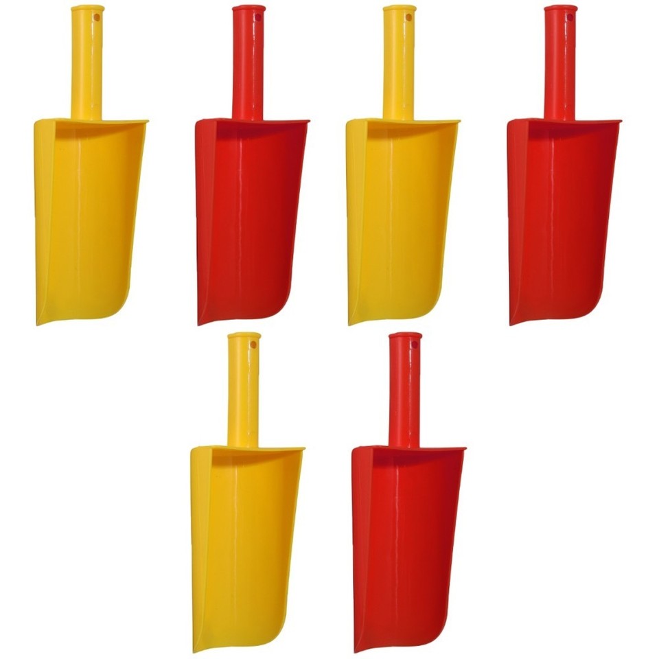 3 Pieces Kids Outdoor Play Equipment Sand Scoops for Children Toys ...