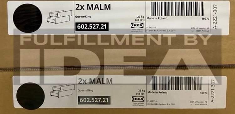 Brand New IKEA MALM Underbed Storage High Bed Black-Brown Brand New IKEA MALM Underbed Storage High Bed Black-Brown