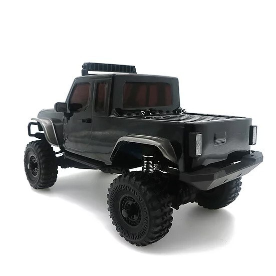 Panda Hobby 1/18 Tetra18 X1T RTR Scale Mini RC Crawler 4x4 Truck Black ...