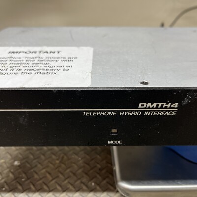 Lectrosonics DMTH4 Digital Telephone Hybrid Interface. | eBay