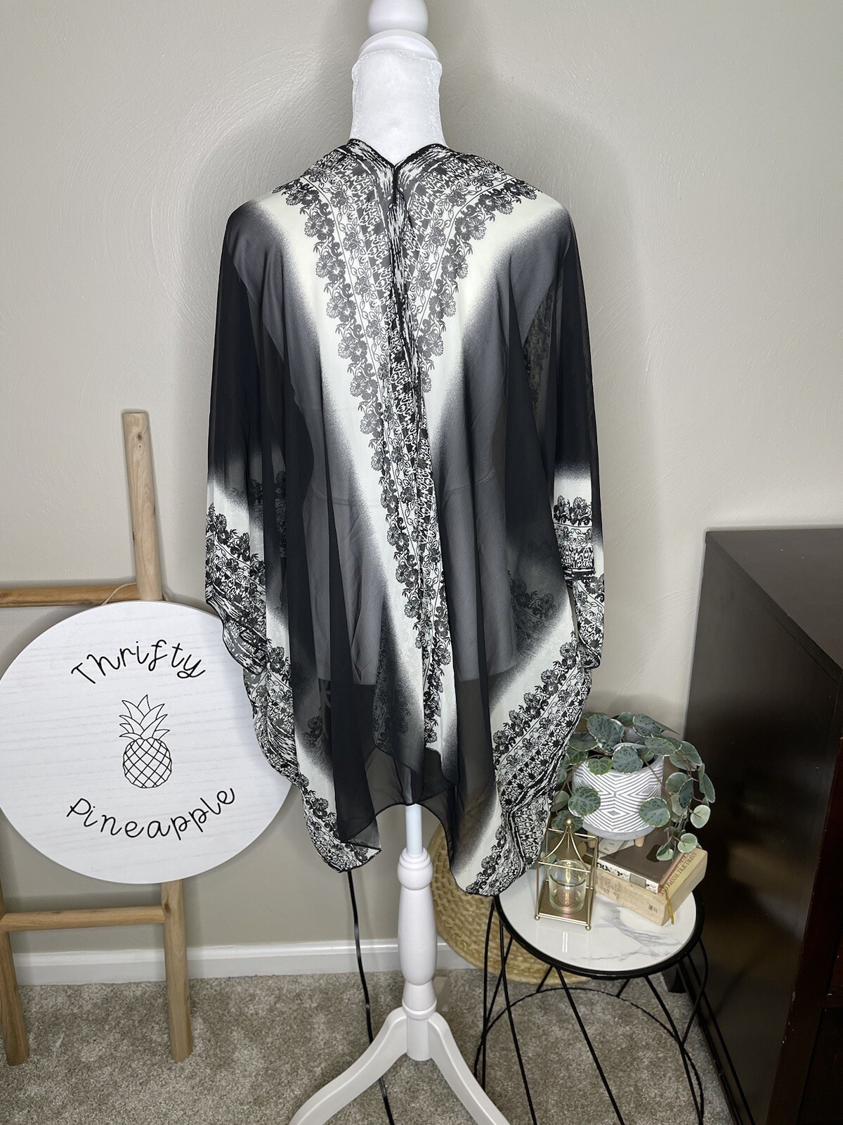 Kate And Mallory Floral Print Open Front Cardigan Kimon… Gem
