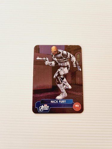 Nick Fury Edibas Card Game N.72 Marvel Avengers Assemble Lamincards ...