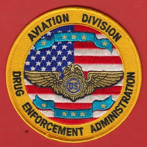 DEA DRUG ENFORCEMENT ADMINISTRATION AVIATION DIVISION POLICE SHOULDER ...