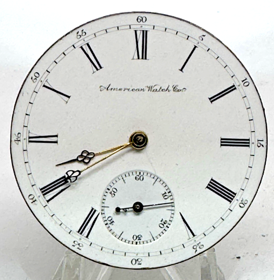 American Watch Co Appleton Tracy Co Pocket Watch Movement #981 | eBay