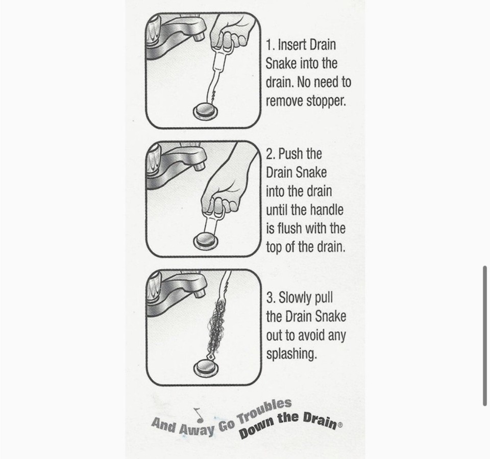 Drain Roto Rooter Pipe Snake Easy to Use Drain Clog Opener | eBay