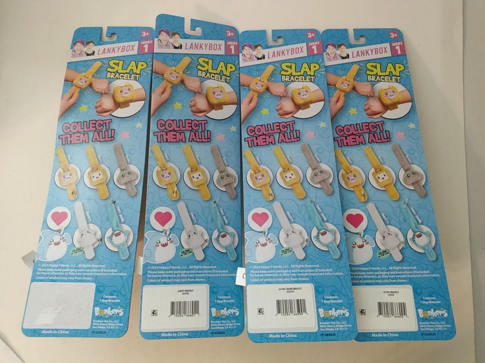Lot of 4 Friends LankyBox Series 1 Bracelet Collectible New Thicc Foxy ...