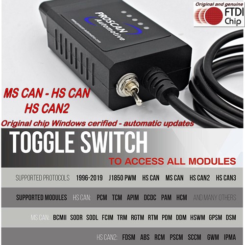 New Modified Switched ELM 327 USB for Forscan | eBay