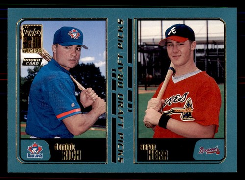 2001 Topps #358 Dominic Rich / Aaron Herr Toronto Blue Jays / Atlanta ...
