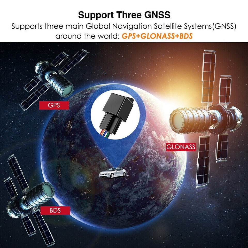 GPS Tracker Relay Real Time 4G Locator Anti-Theft Hidden Car GPS Relay +SIM | eBay