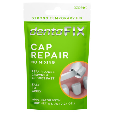 Dentafix Temporary Cap Crown Repair 7g Tube Fast Dental Cement | eBay