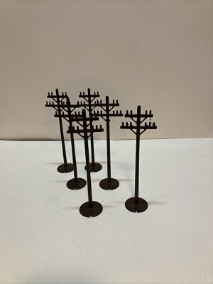 Vintage marx Telephone Poles/o gauge/7IN Tall | eBay