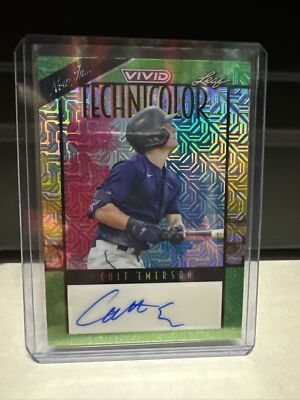 2023 LEAF VIVID COLT EMERSON RC AUTO #1/4 *TECHNICOLOR* GREEN | eBay