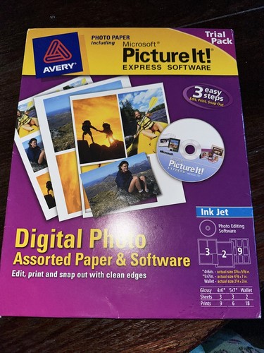 Avery Digital Photo Assorted Paper & Software including Microsoft ...