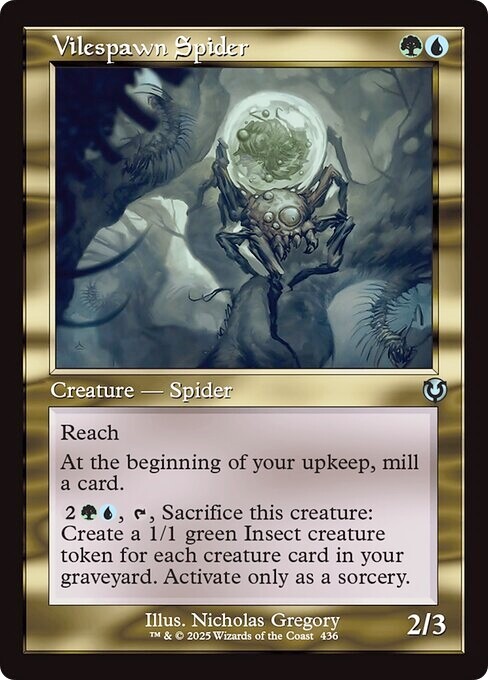 Vilespawn Spider 436 Innistrad Remastered | eBay