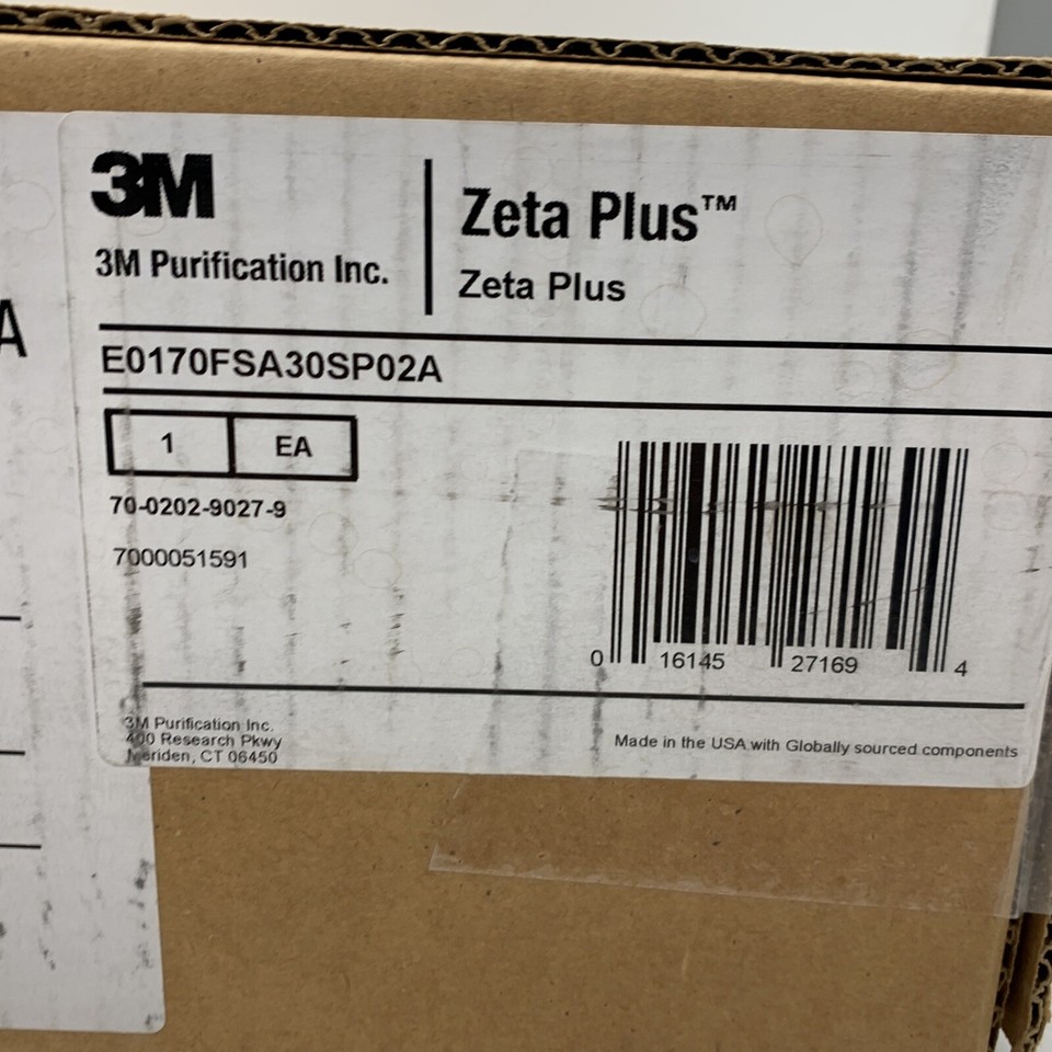 3M E0170FSA30SP02A Zeta Plus Encapsulated System Filter Capsule 30SP02A ...