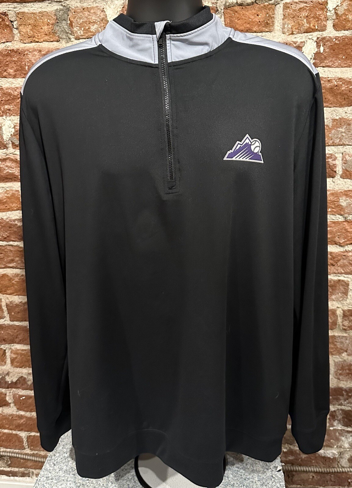 Colorado Rockies Mens XL 1/4 Zip Pullover By Levelwear MLB Genuine ...