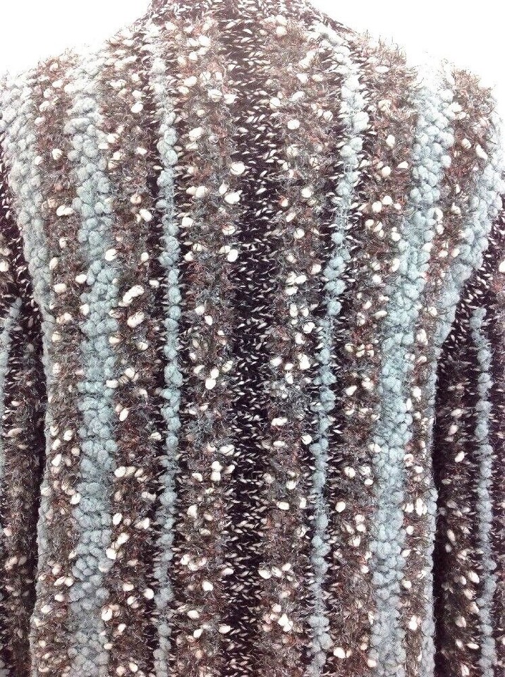 Simply Noelle Super Soft Long Knobby Knit Open Cardigan Mist Blue S/M ...