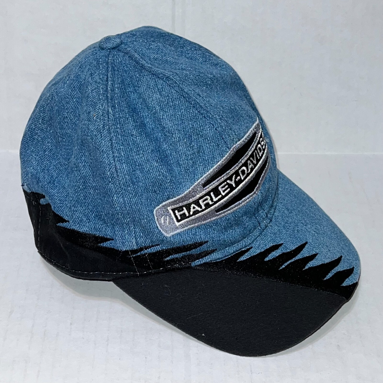 Harley Davidson Denim Hat Motorcycle Biker Snapback V… - Gem