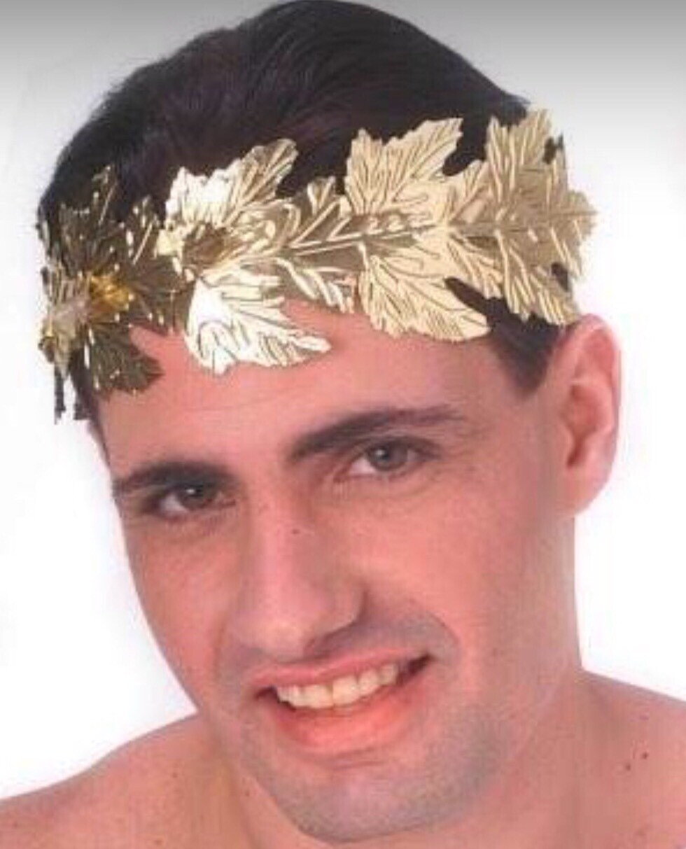 CORONA DIADEMA PLATA, PLATEADA ROMANO EMPERADOR , CÉSAR CARNAVAL, NUEVO ...