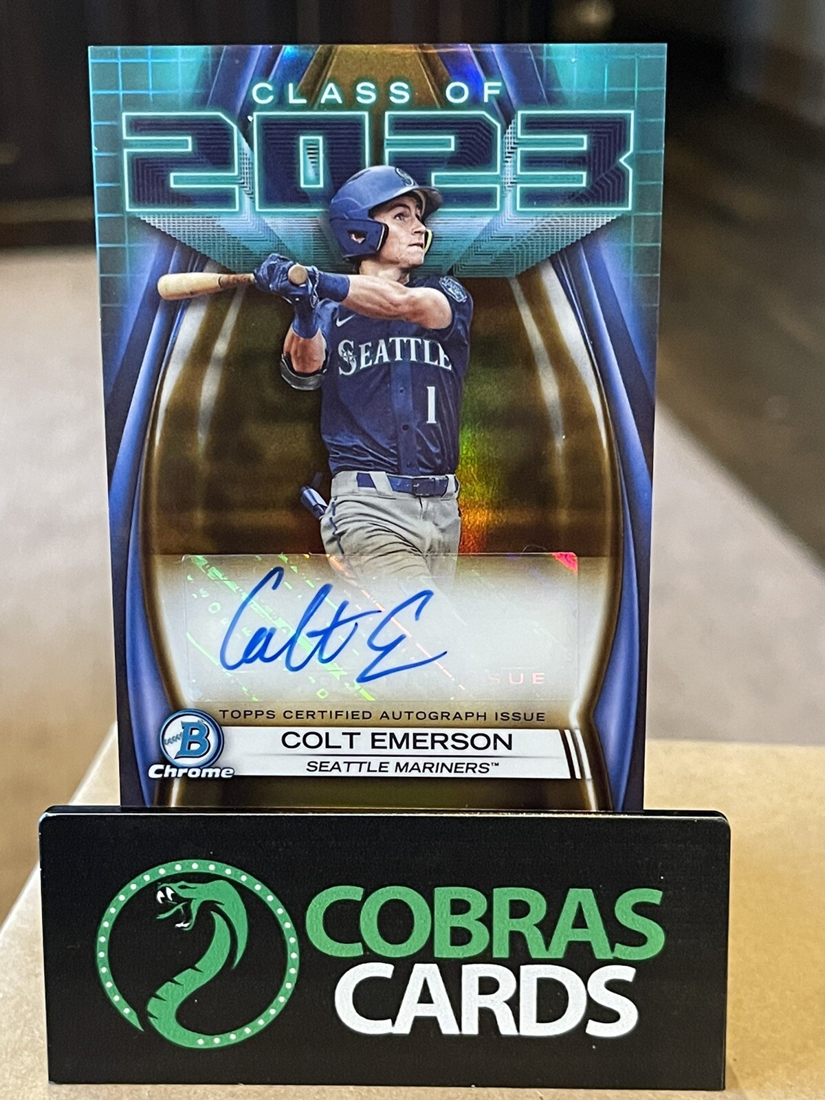 2023 Bowman Draft Colt Emerson Auto Gold Class Of 2023 #14 /50 CDA-CE ...