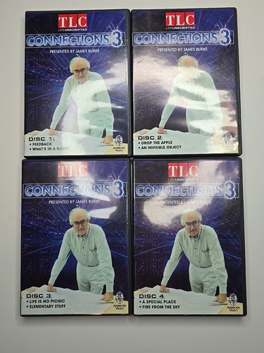 TLC Connections 3 DVD Presented By James Burke Discs 1-4 - Rare! Good ...