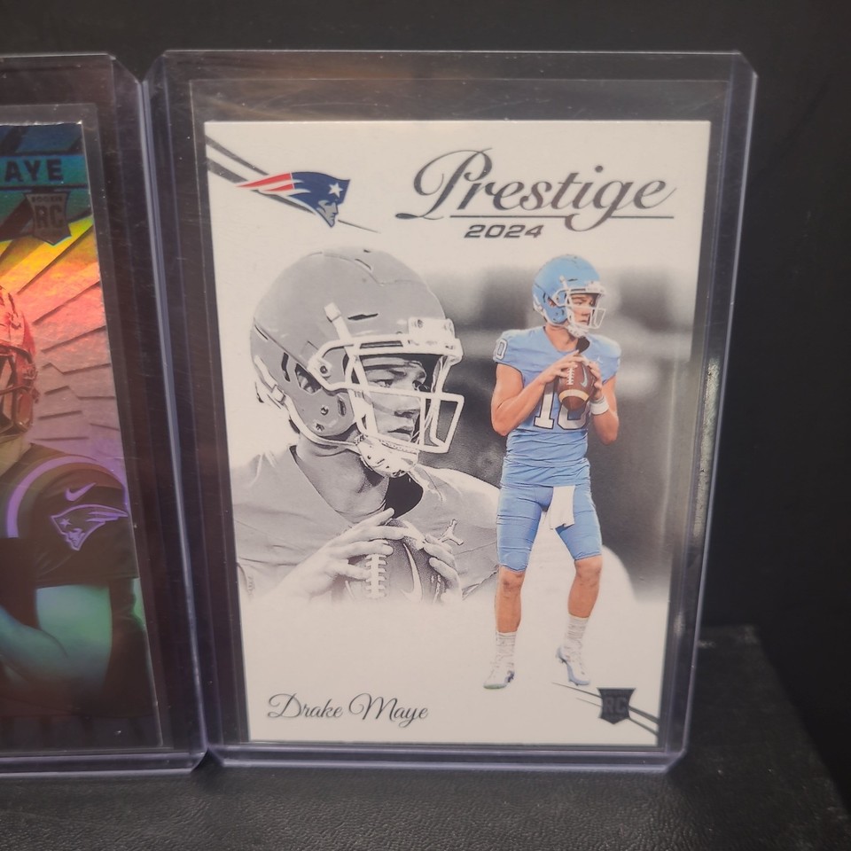 (4) 2024 DRAKE MAYE 4 card Rookie Lot (RC) New England Patriots ...