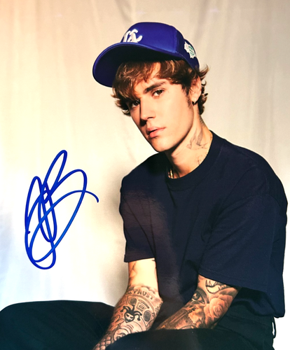 Justin Bieber Signed Photo 8x10 inch Authentic Original Autograph w/COA ...