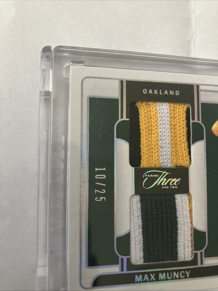 2024 Panini Three and Two Prospect Dual Jerseys Max Muncy /25 Sweet ...