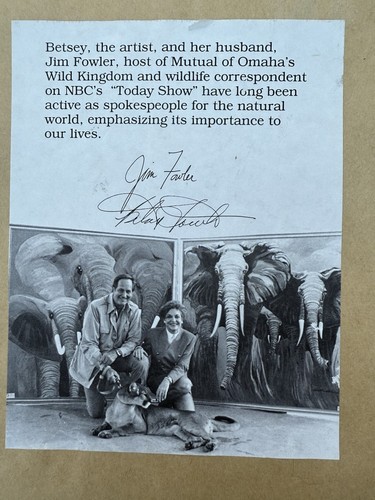 Betsey Fowler “My Wonderful Brothers And Sisters 1” Cheetahs Print ...