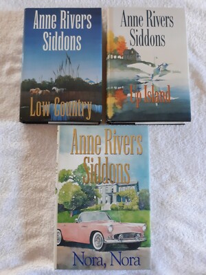Lot 3 Anne Rivers Siddons Hardcovers. Low Country 98. Up Island 97 ...