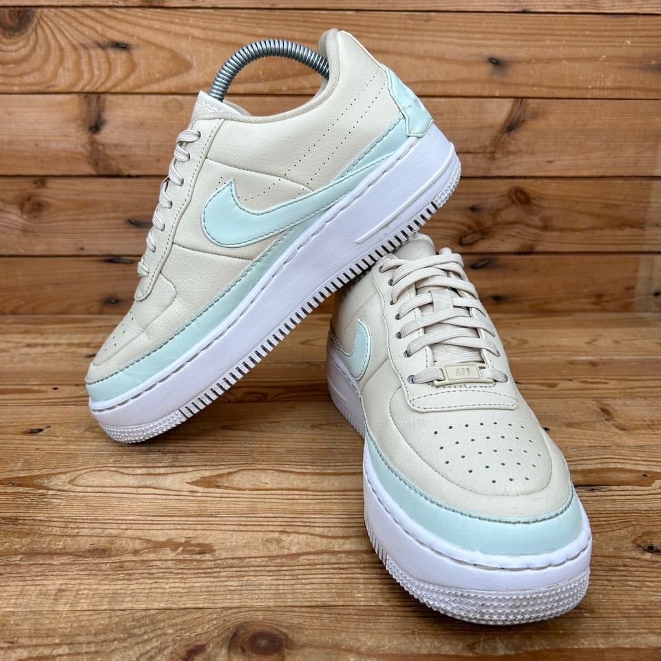 Nike Trainers Womens Size UK 6 Air Force 1 Beige Jester XX Platform ...