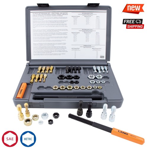 Thread Restorer/ Chaser Kit SAE Metric Rusty Bolt/ Nut Cleaning ...