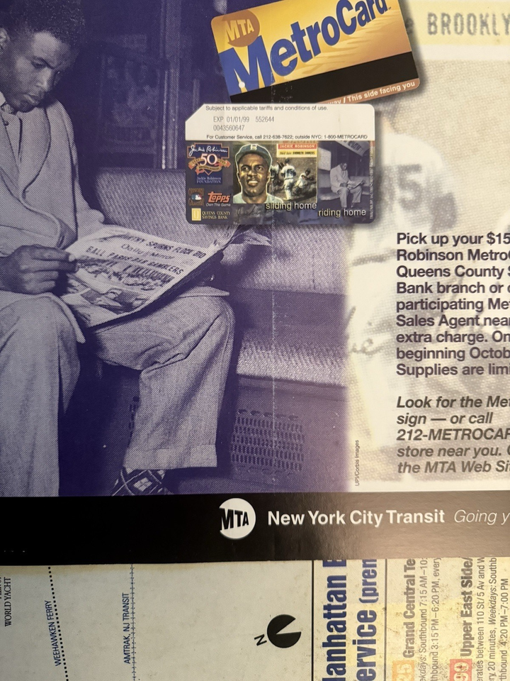 NYC /MTA Some New York Heroes Ride The Subway Metrocard Bus & Subway ...