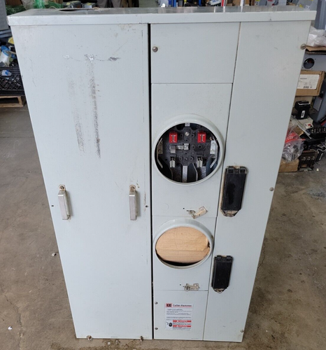 Eaton 1MP2204RRL 400A Two Meter Socket Main Electrical Panel 400 Amp Siemens 1PH | eBay