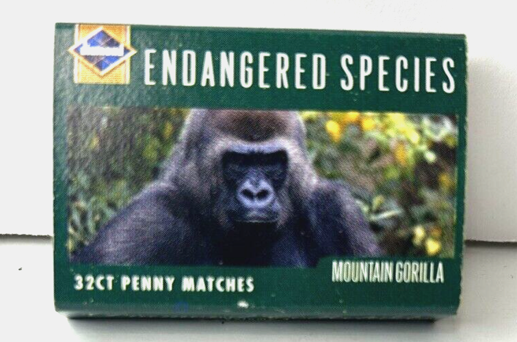 Diamond Collectible Penny Matches - Endangered Species -Mountain ...
