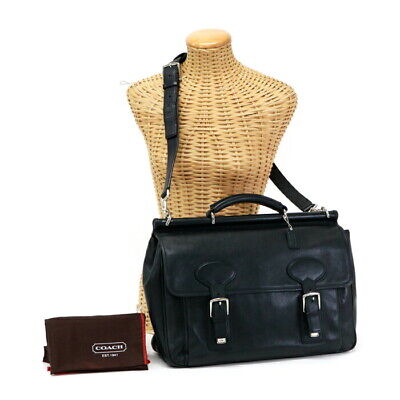 COACH Business Bag Leather 5235 Briefcase Document Bag 2WAY COACH Business Bag Leather 5235 Briefcase Document Bag 2WAY