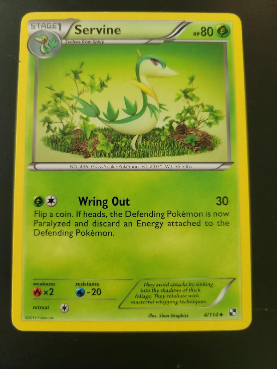 Servine Pokemon Card