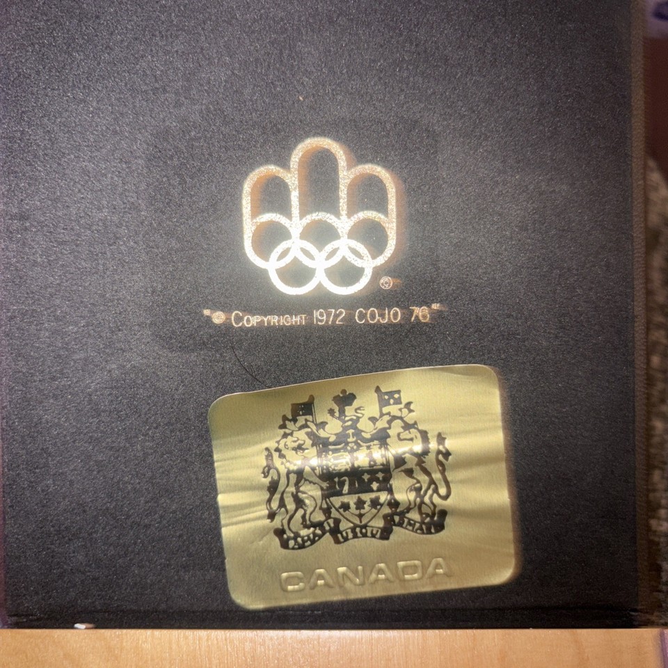 1981 Canada Olympic Coin Set Memorabilia 1972-1976 COJO in Wood Box | eBay