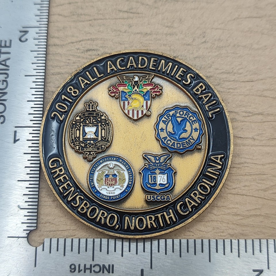 2018 All Academies Ball Greensboro NC Challenge Coin | eBay