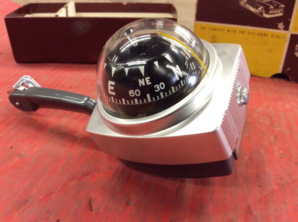 NOS Airguide Nomad Model 79 Deluxe Auto Compass New In Bod 50's 60's? | eBay