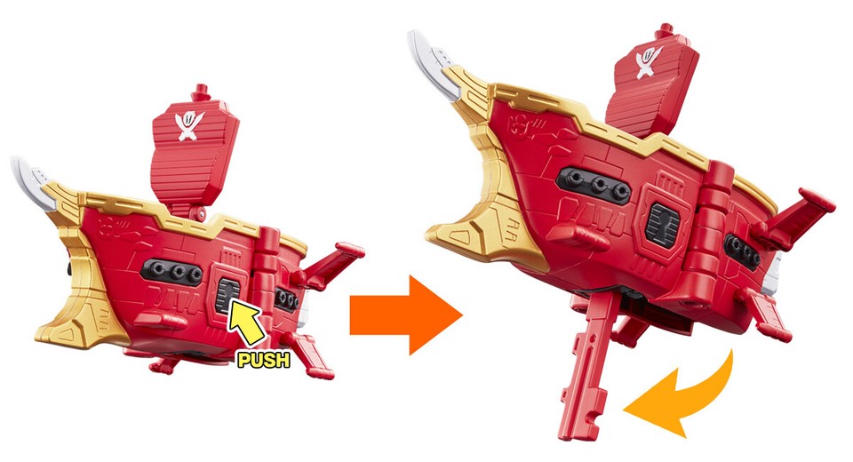 Gokai Galleon Key Bandai Ranger Key Power Rangers Kaizoku Sentai Ten ...