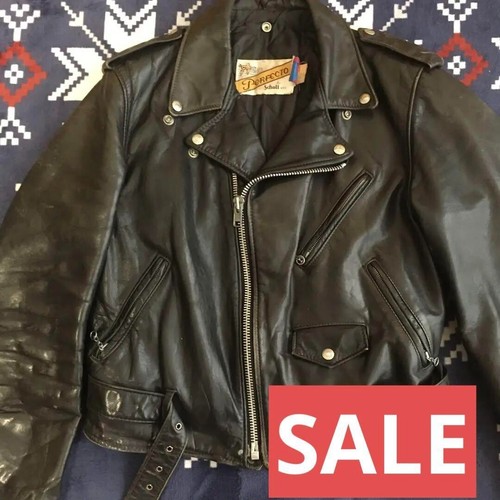 SCHOTT NYC 118 40 Classic Perfecto Leather Motorcycle Jacket BLACK Auth ...