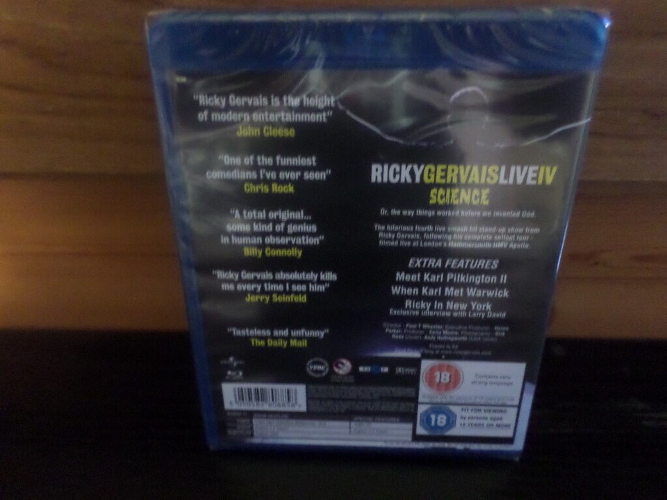 Ricky Gervais - Live IV - Science (Blu-ray, 2010) | eBay UK