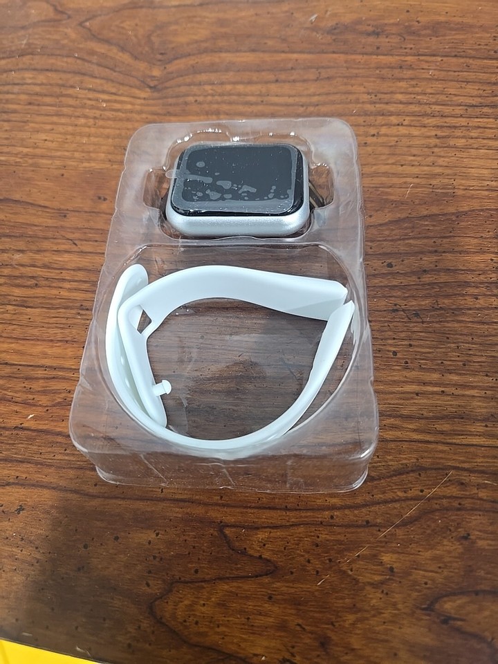 RoHS Brand Smart Watch- Silver - White Band (Smart Bracelet) New in ...